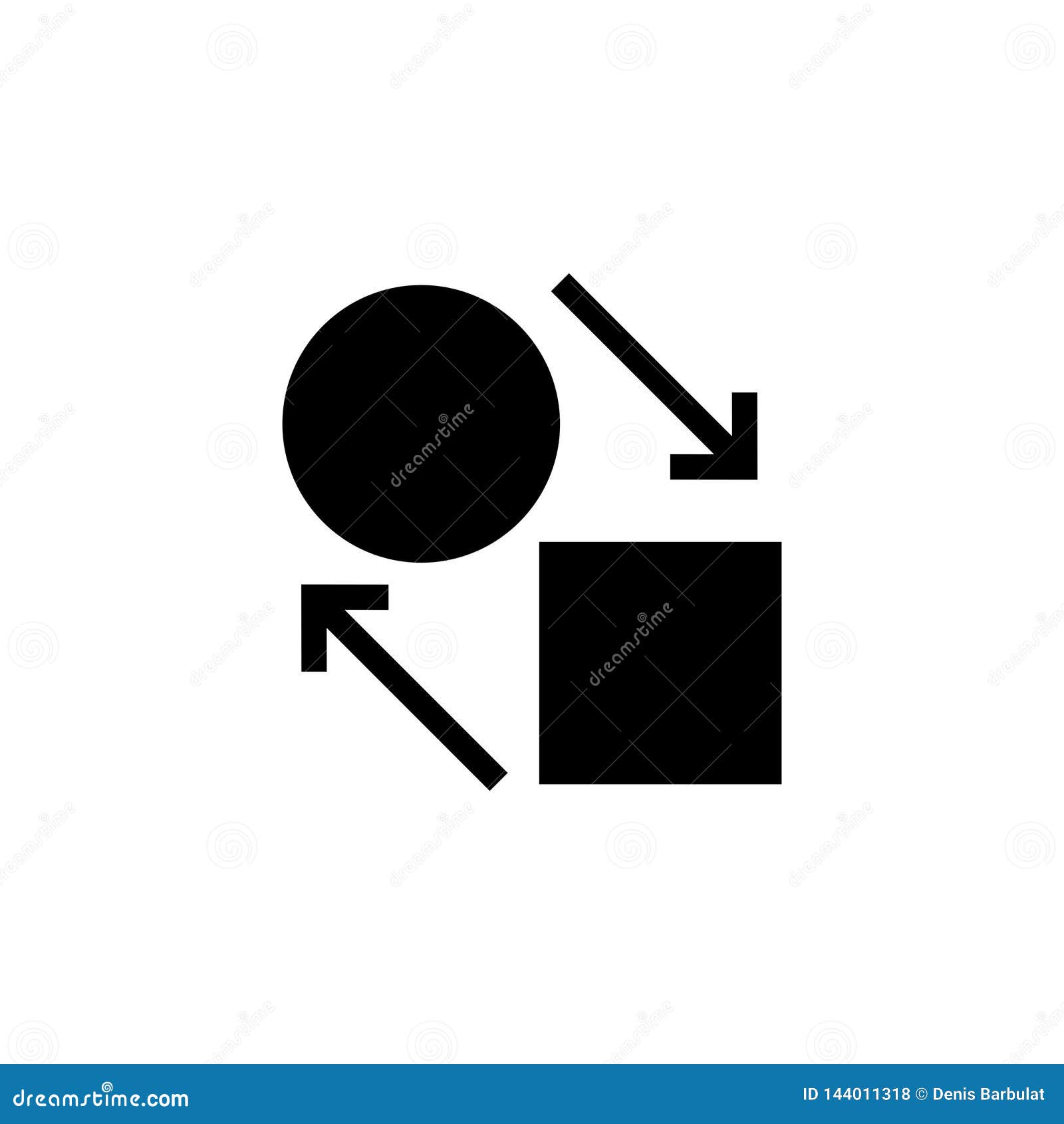 Barter system icon stock vector. Illustration of icon - 144011318