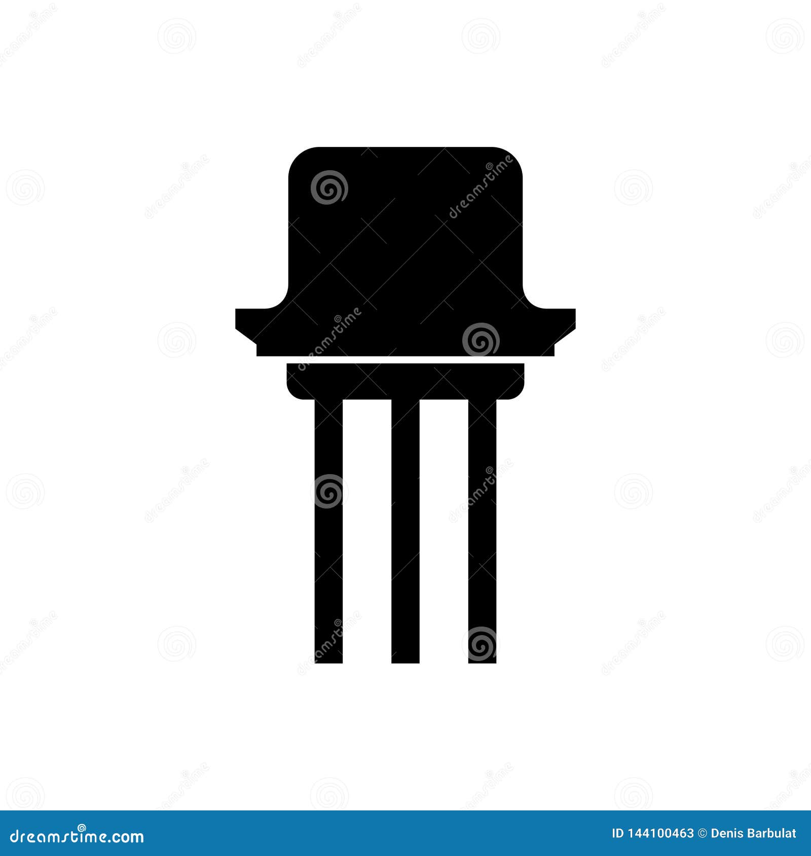 Bipolar Junction Transistor Cartoon Vector | CartoonDealer.com #144100463