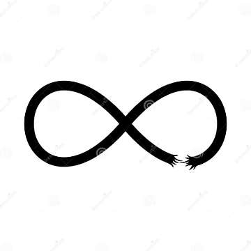 Broken infinity symbol stock vector. Illustration of geometric - 143928319