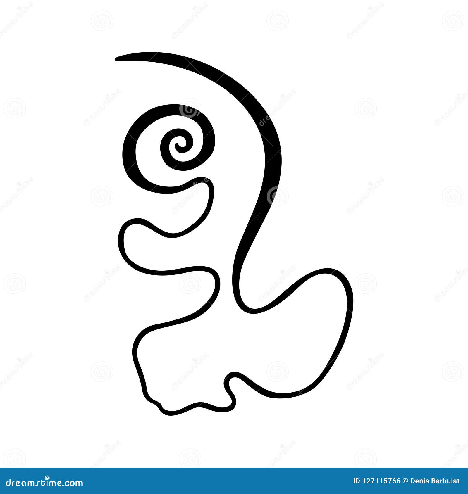 Human Parasite: Whipworm Vector Illustration | CartoonDealer.com #127115766