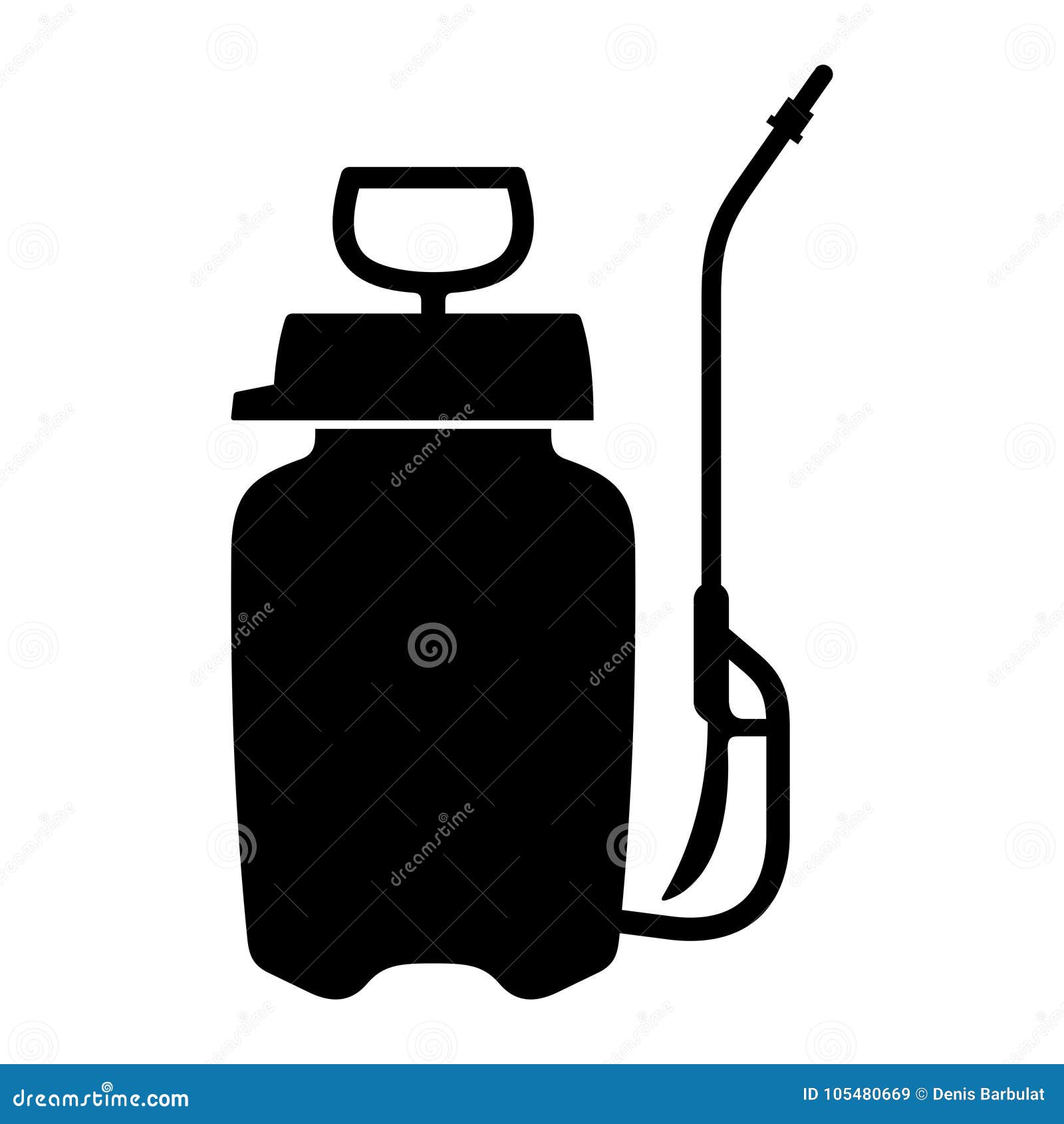 Knapsack Sprayer stock vector. Illustration of icon - 105480669