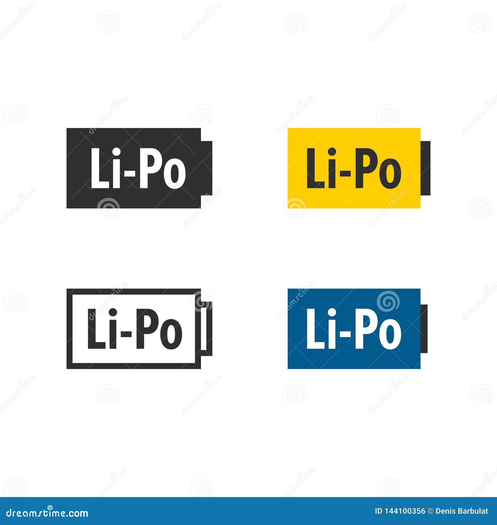 Li-pol Lithium Polymer Accumulator With Wires And Terminal Clamp ...