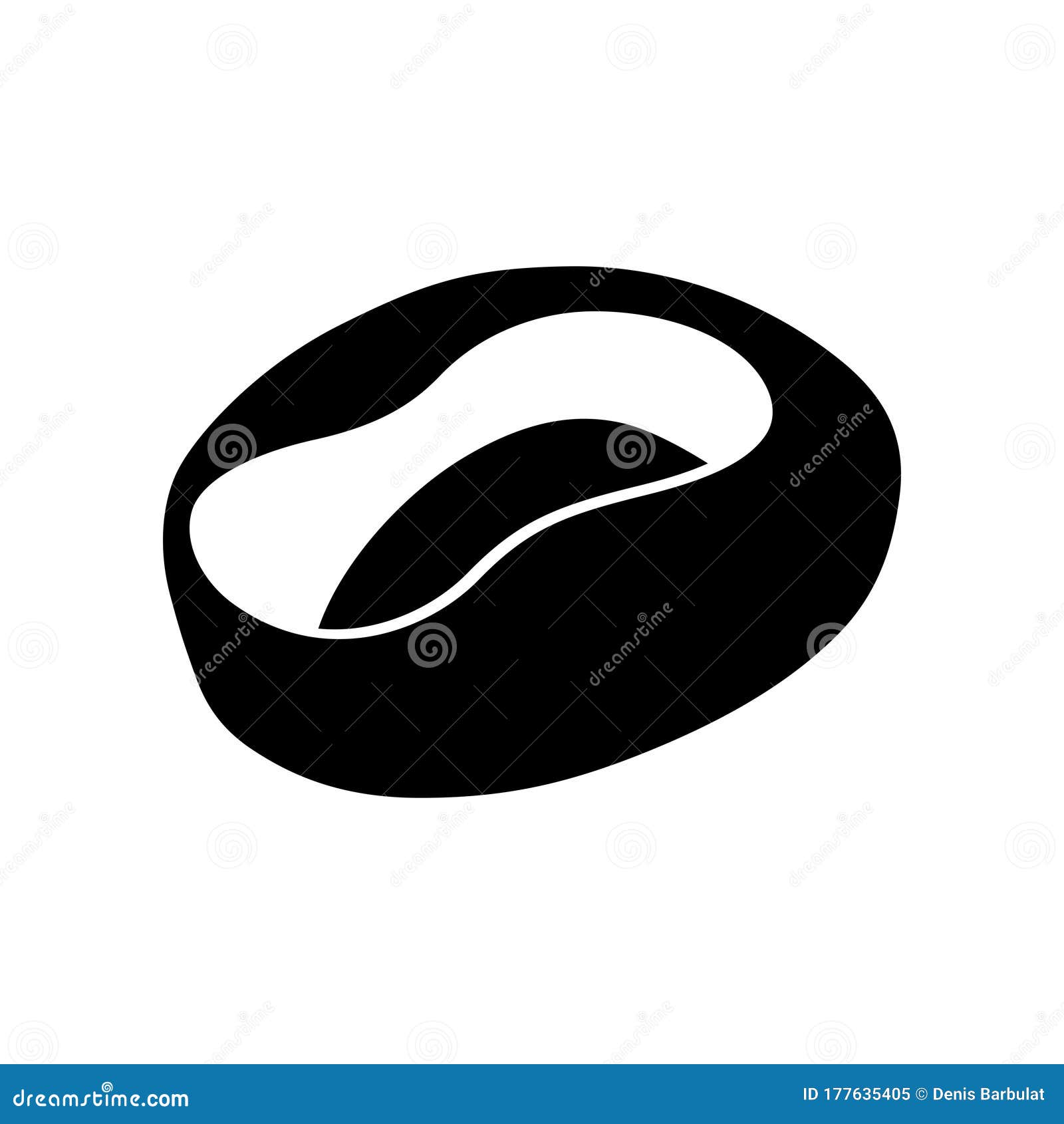 Medical bed pan stock vector. Illustration of bedpan - 177635405