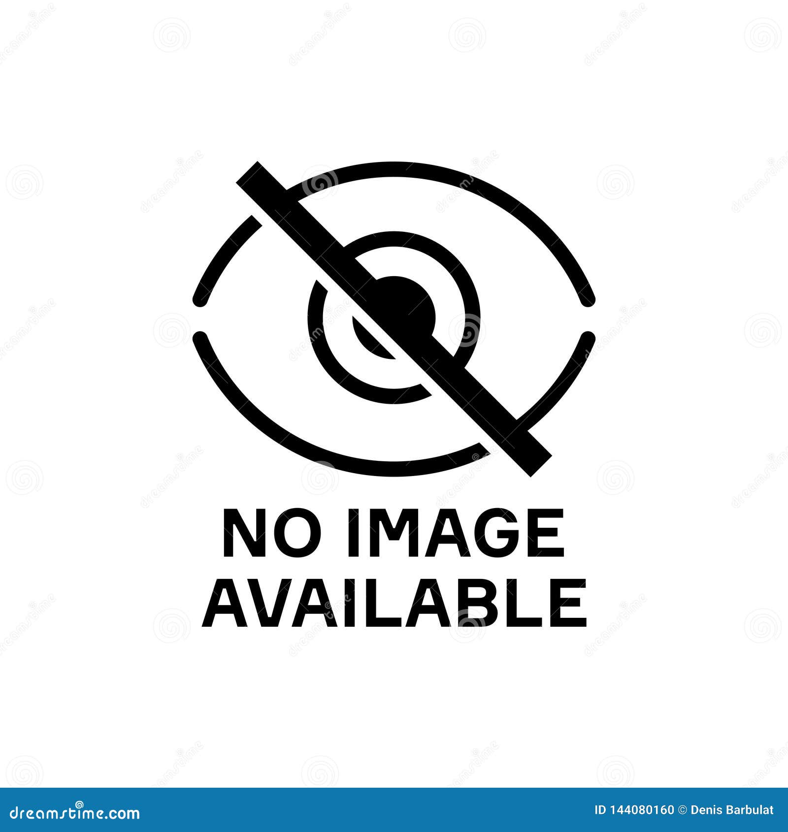 No image available sign stock vector. Illustration of symbol - 144080160