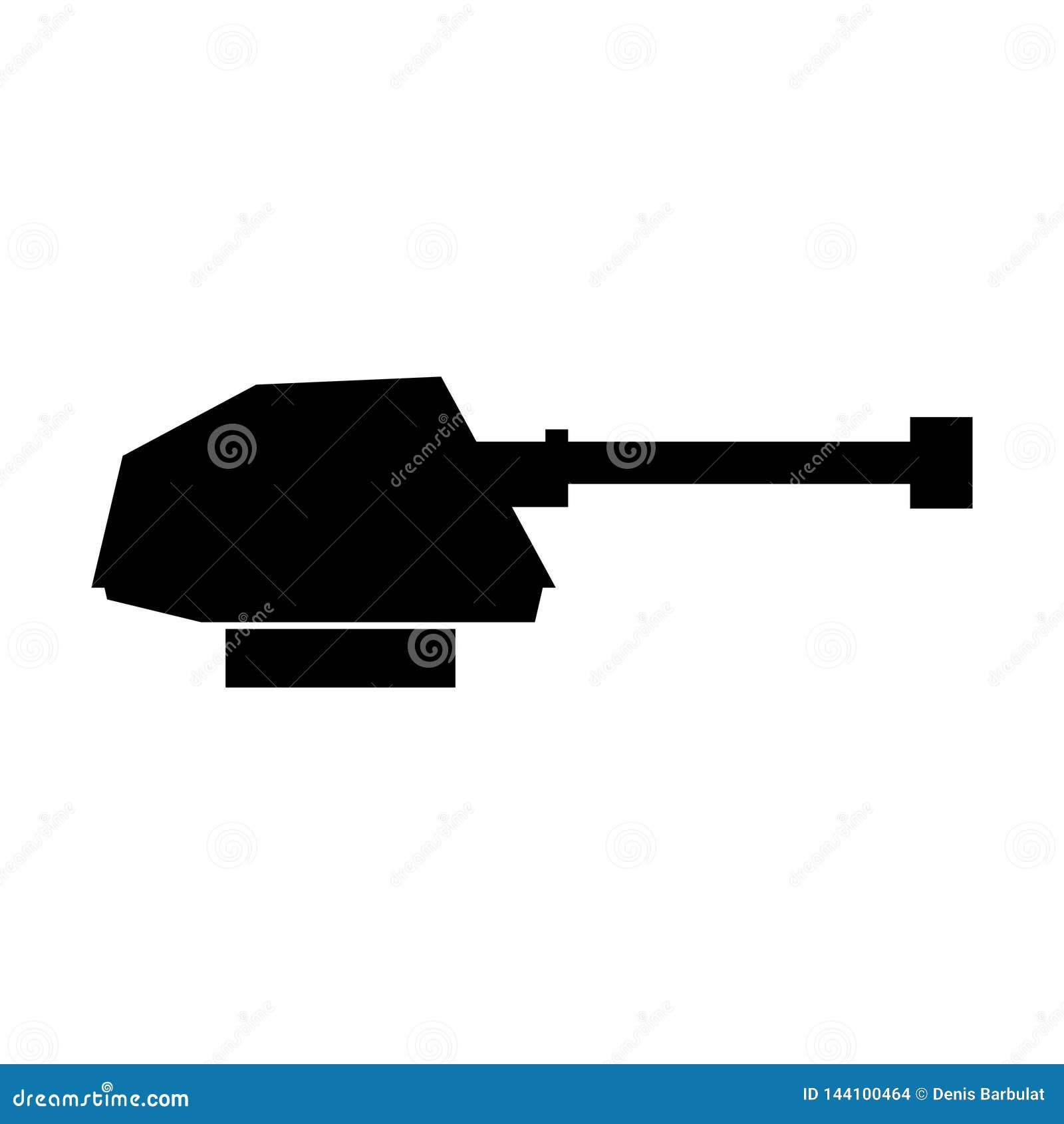 Railgun Heavy Weapon Platform Stock Vector - Illustration of combat ...