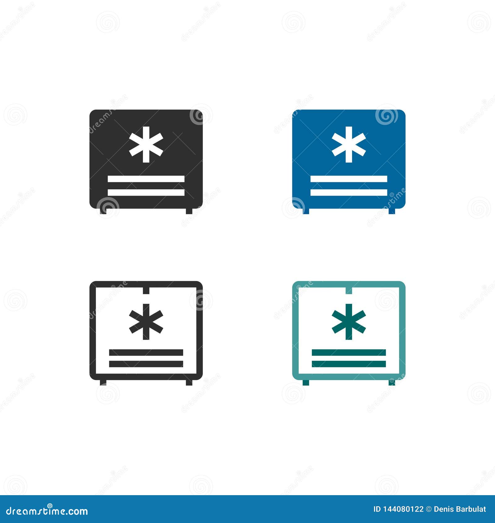 Refrigeration Equipment System Stock Vector - Illustration of sign ...