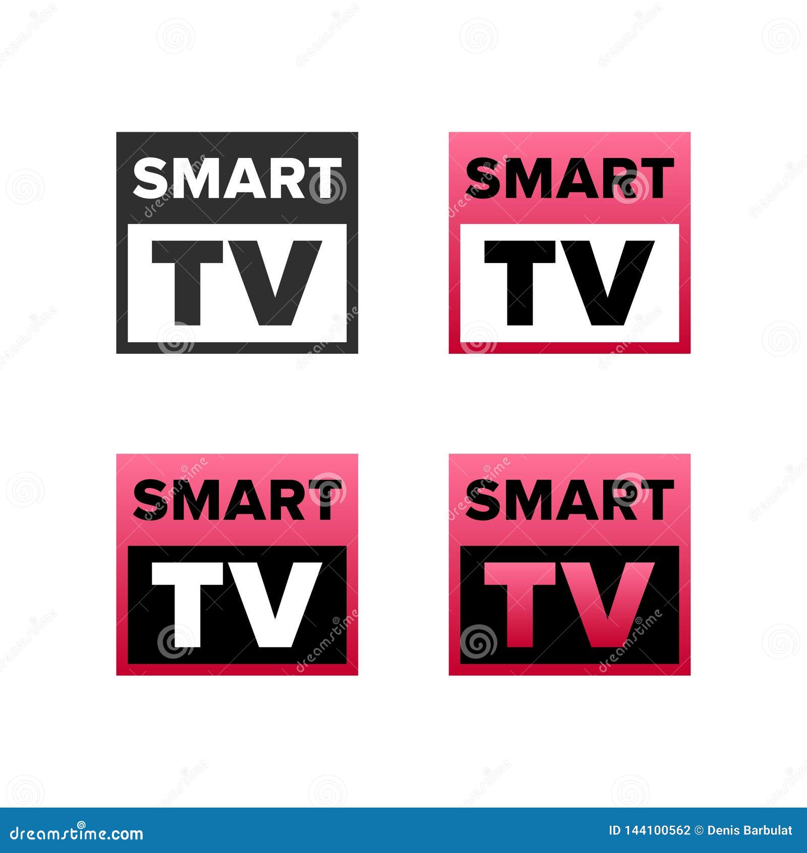 Smart TV symbol stock vector. Illustration of mark, vector - 144100562