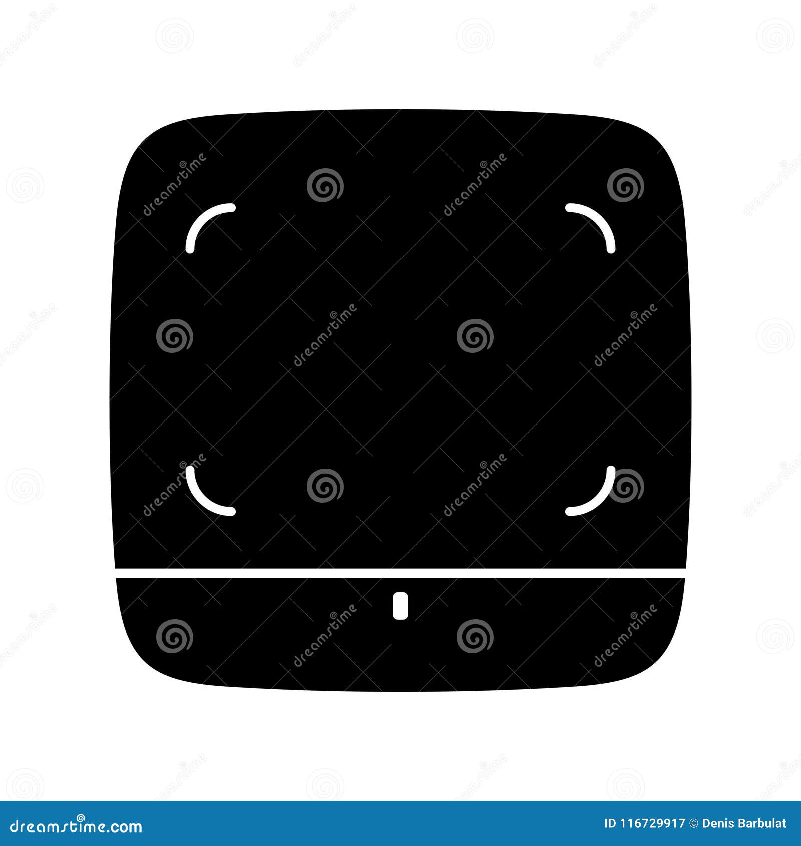 Touch pad stock vector. Illustration of symbol, touch - 116729917
