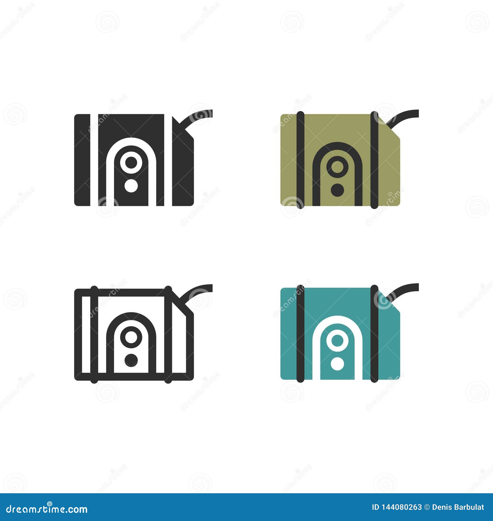 Vehicle fuel tank stock vector. Illustration of vehicle - 144080263