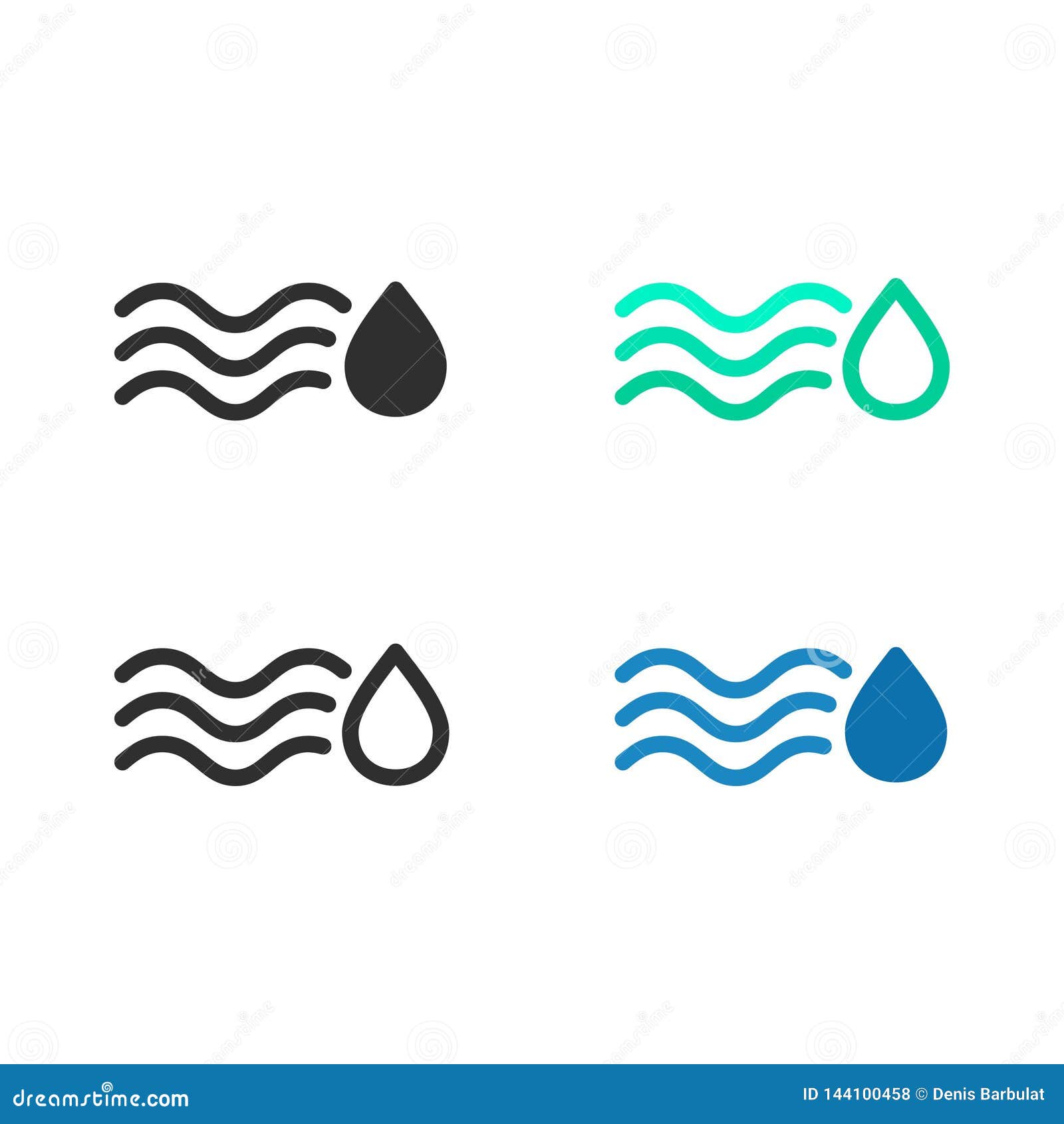 Water absorption icon stock vector. Illustration of aqua - 144100458