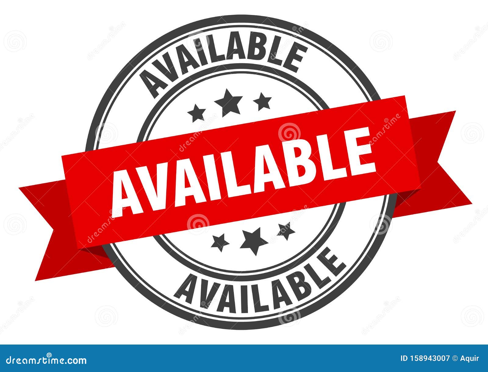Available label stock vector. Illustration of sign, template - 158943007