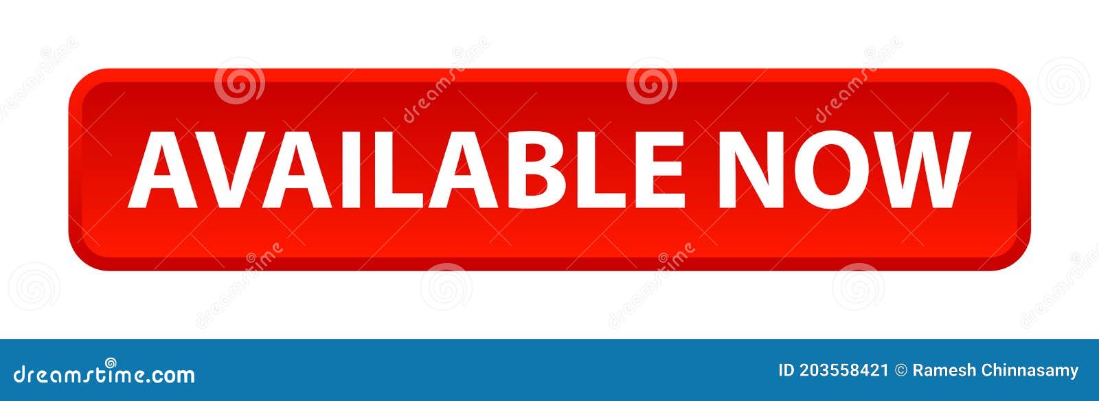 Available now button stock vector. Illustration of element - 203558421