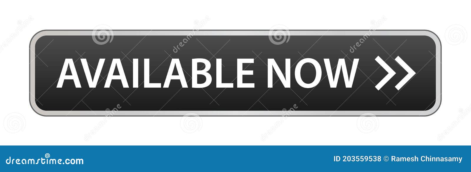 Available now button stock vector. Illustration of banner - 203559538