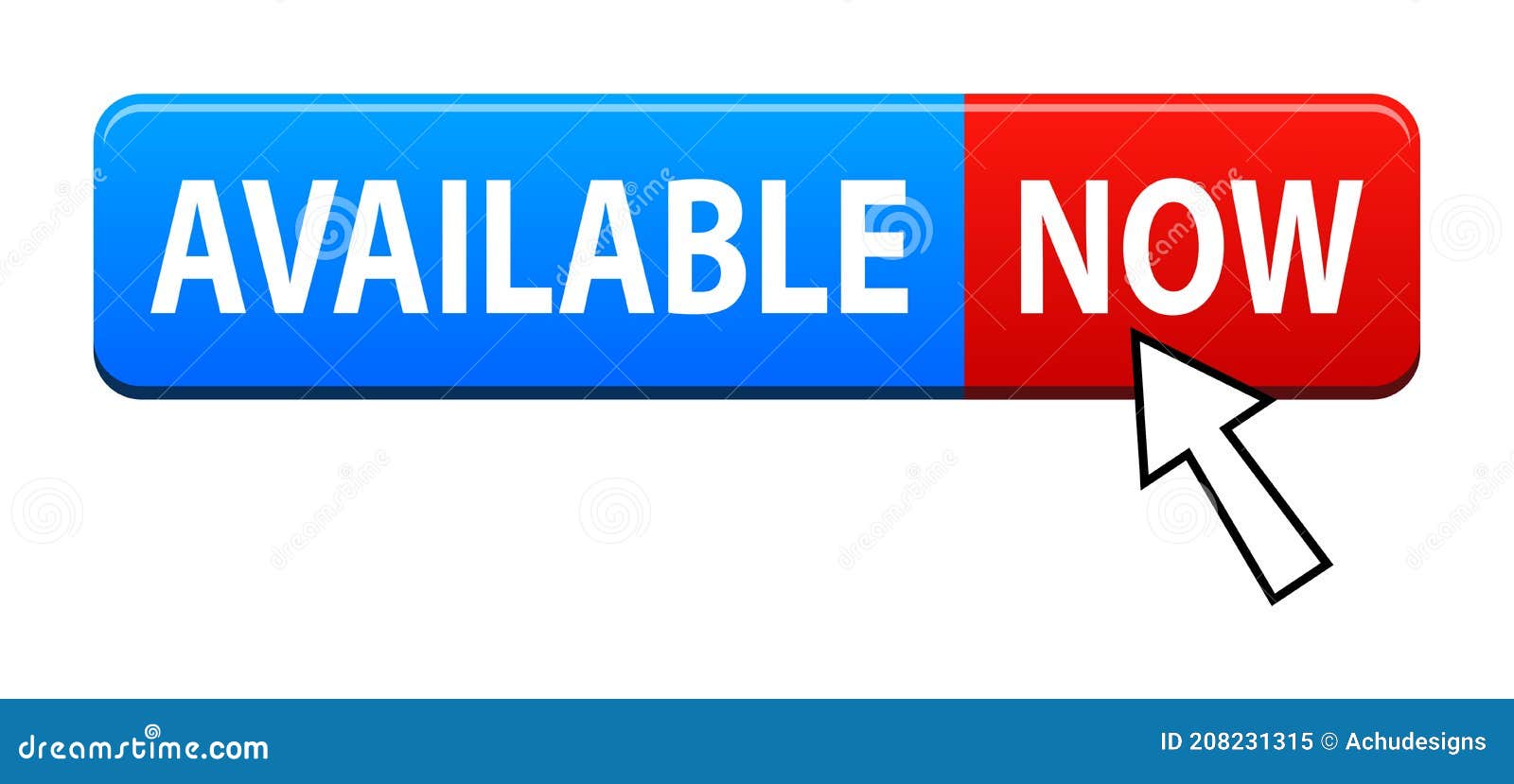 Available now button stock vector. Illustration of cursor - 208231315