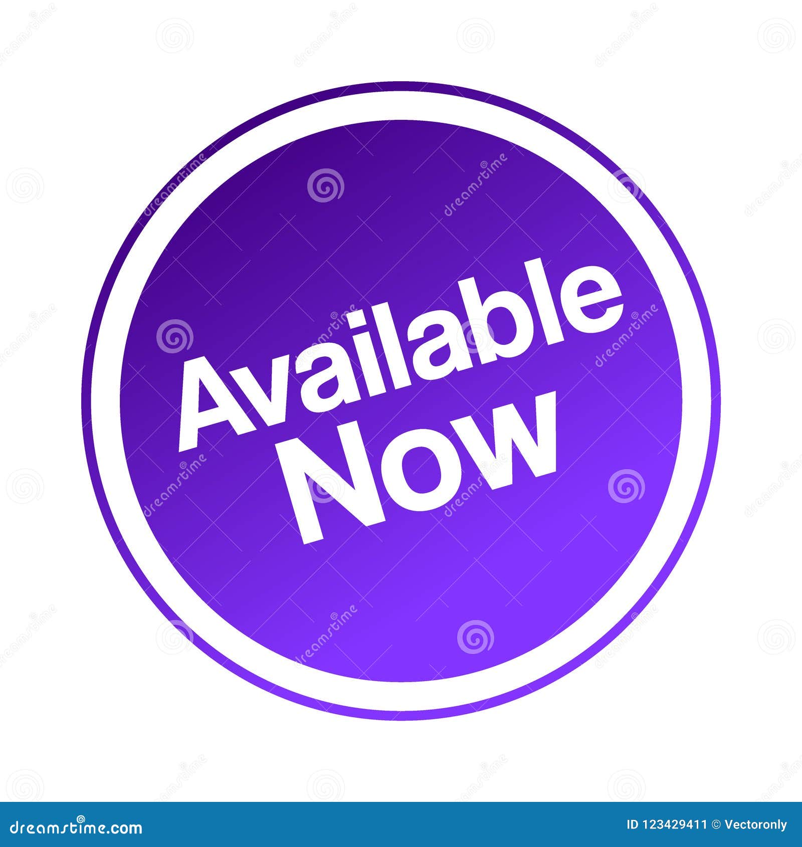 Available now stock illustration. Illustration of gesture - 123429411