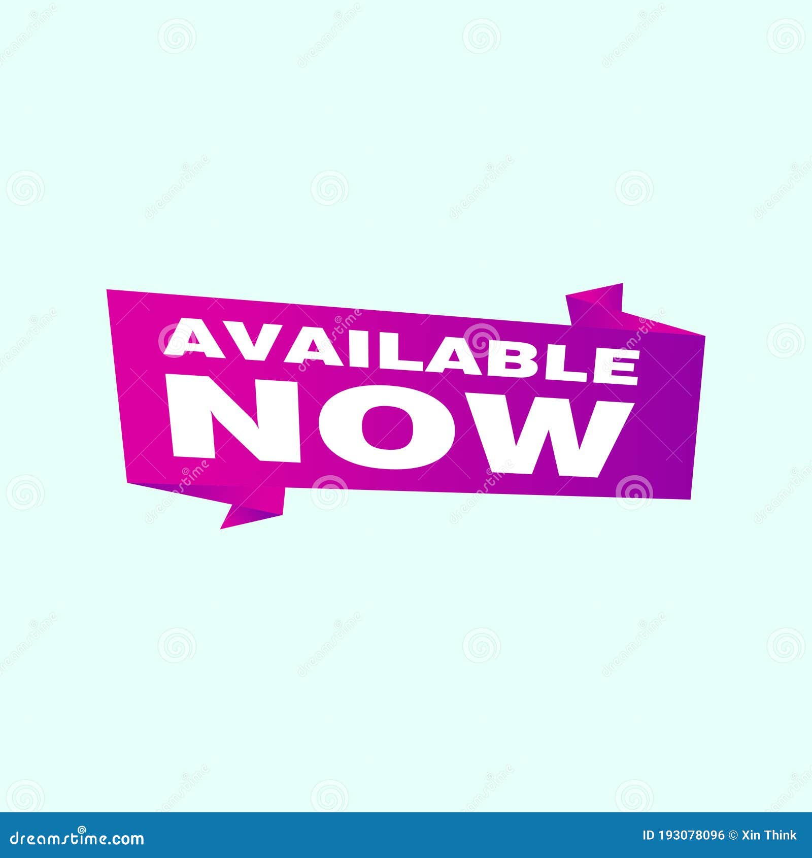 Available Now Label, Badge, Seal or Burst Flat Vector Icon for Apps and ...