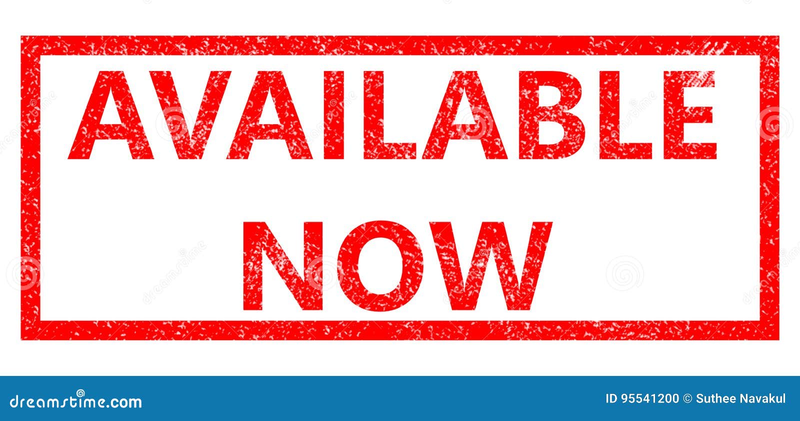 Available Now Stamp on White Background. Stock Illustration ...