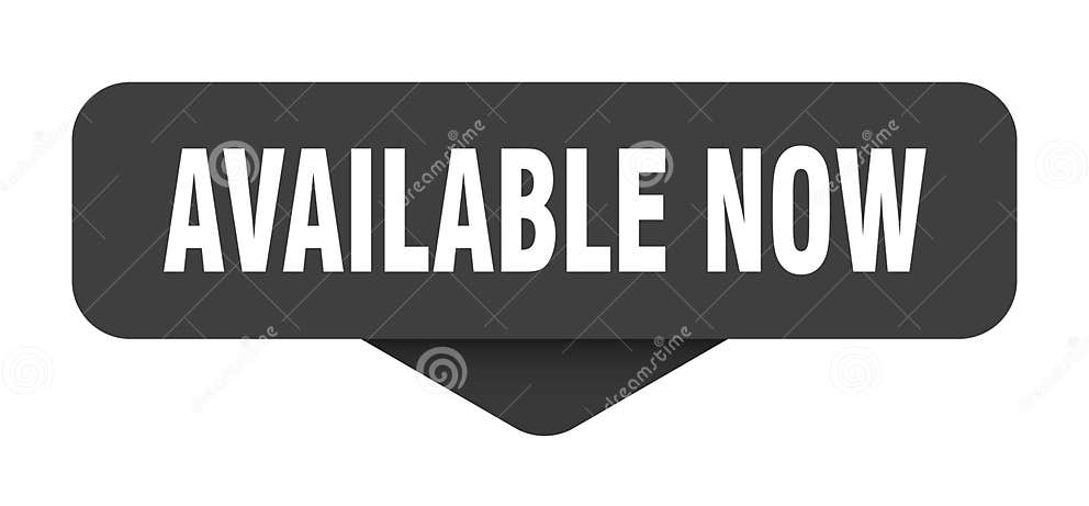 Available Now Sticker. Available Now Sign on Transparent Background ...