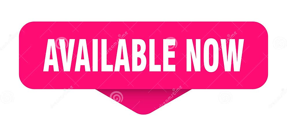 Available Now Sticker. Available Now Sign on Transparent Background ...