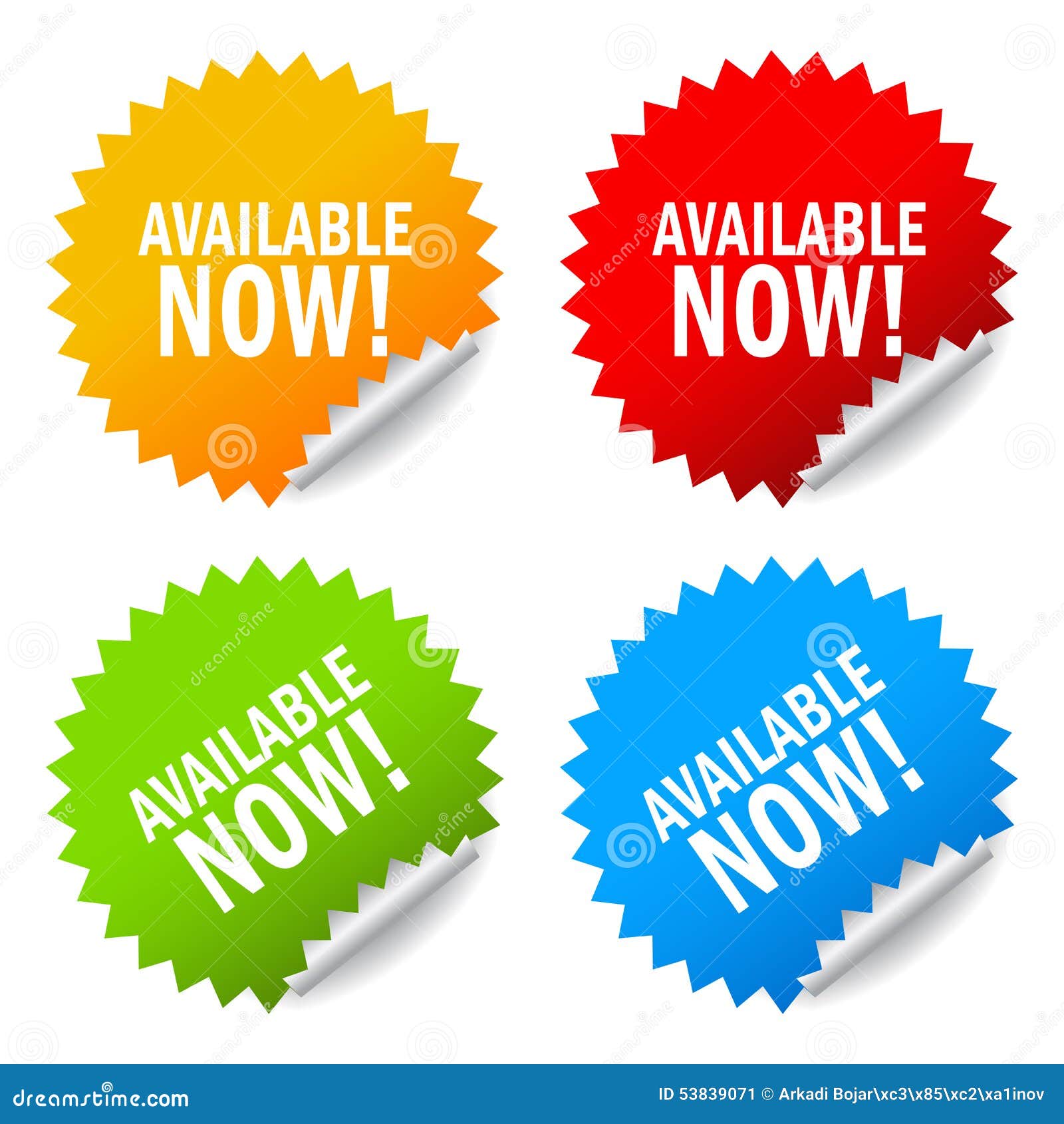 USB Available And USB Not Available Stickers Cartoon Vector ...