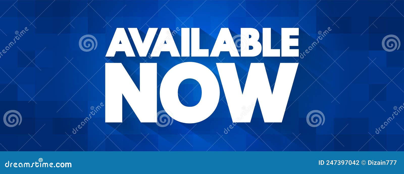 Available Now Text Quote, Concept Background Stock Illustration ...