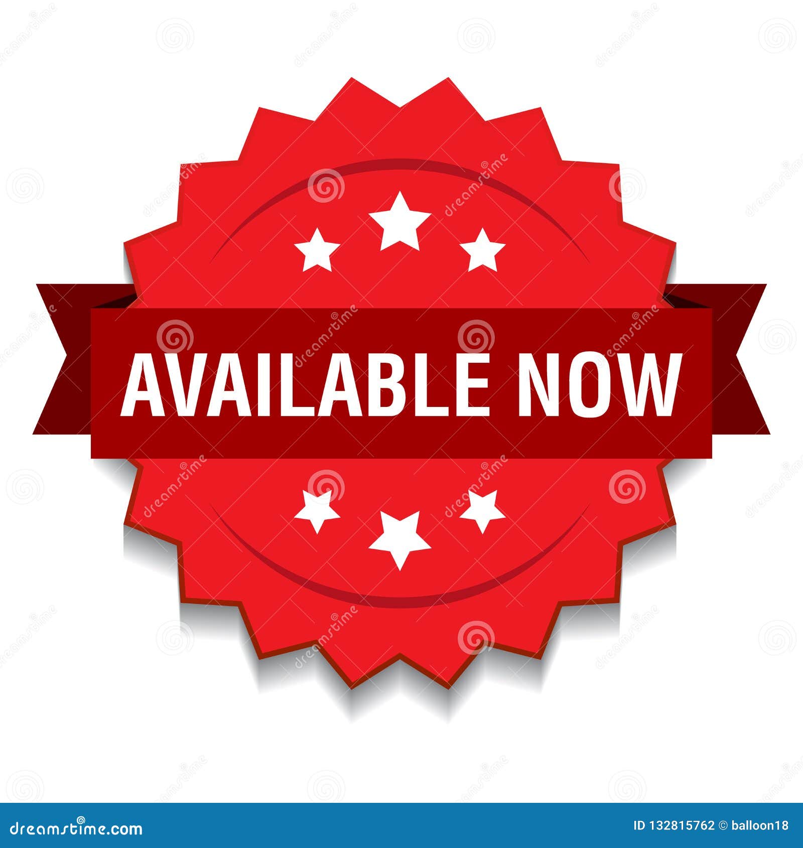 Available now stock vector. Illustration of card, available - 132815762