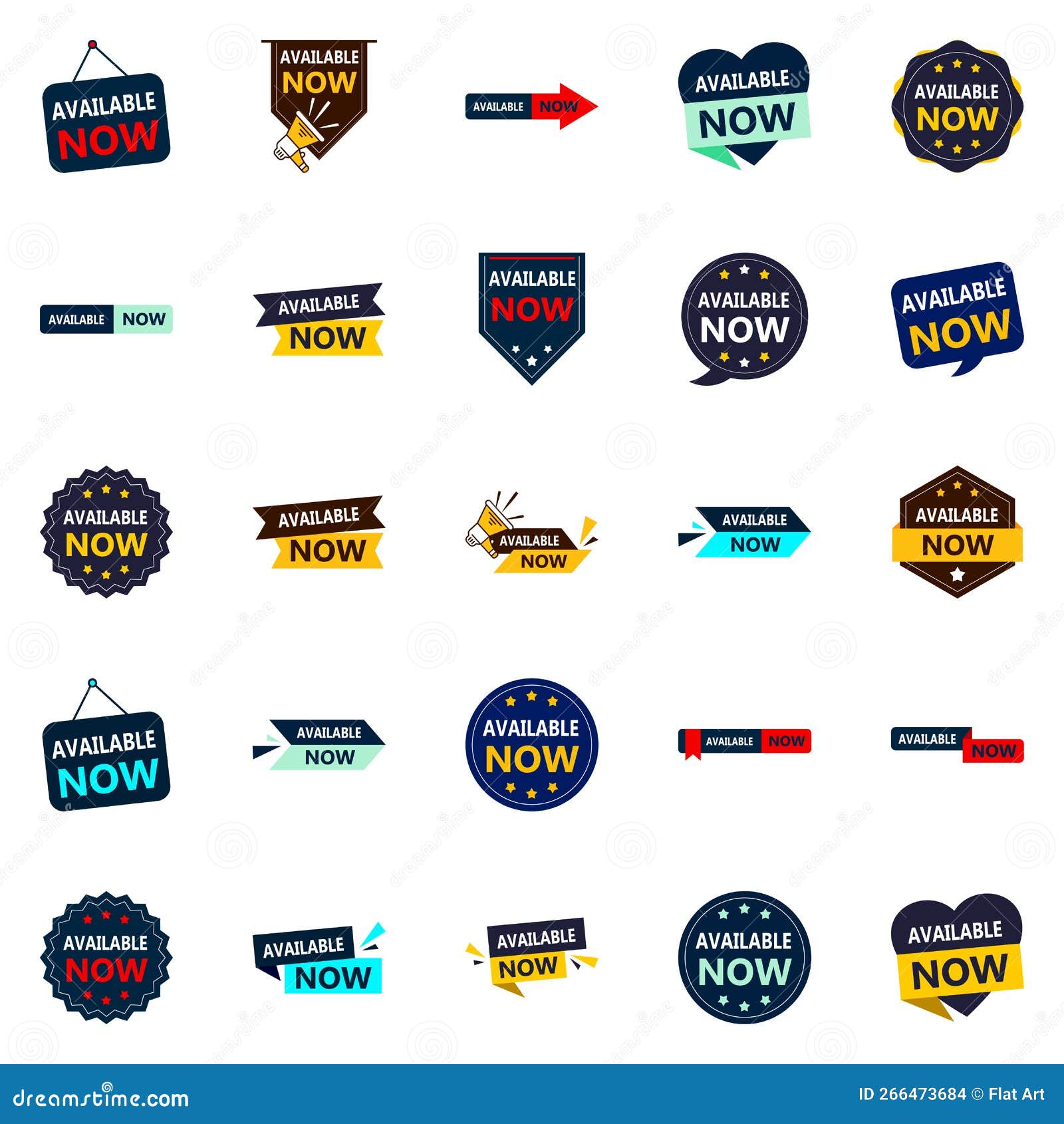 Available Now 25 Versatile Vector Banners for All Your Designs Stock ...