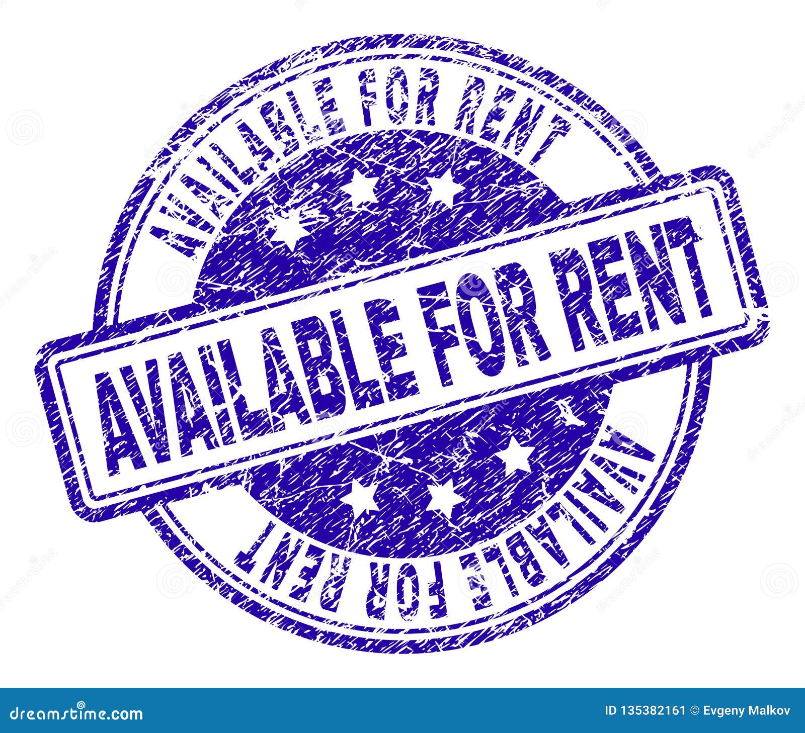 Grunge Textured AVAILABLE for RENT Stamp Seal Stock Vector ...