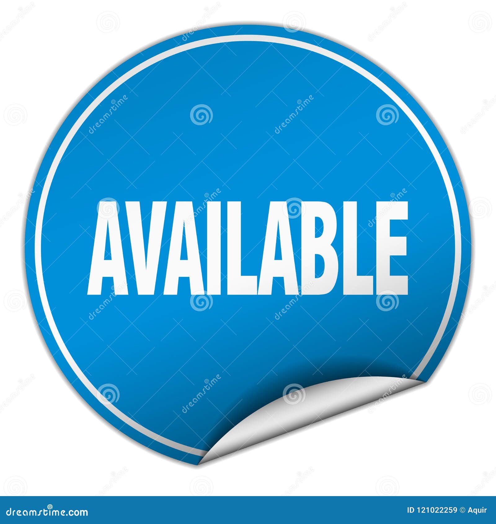 Available sticker stock vector. Illustration of template - 121022259