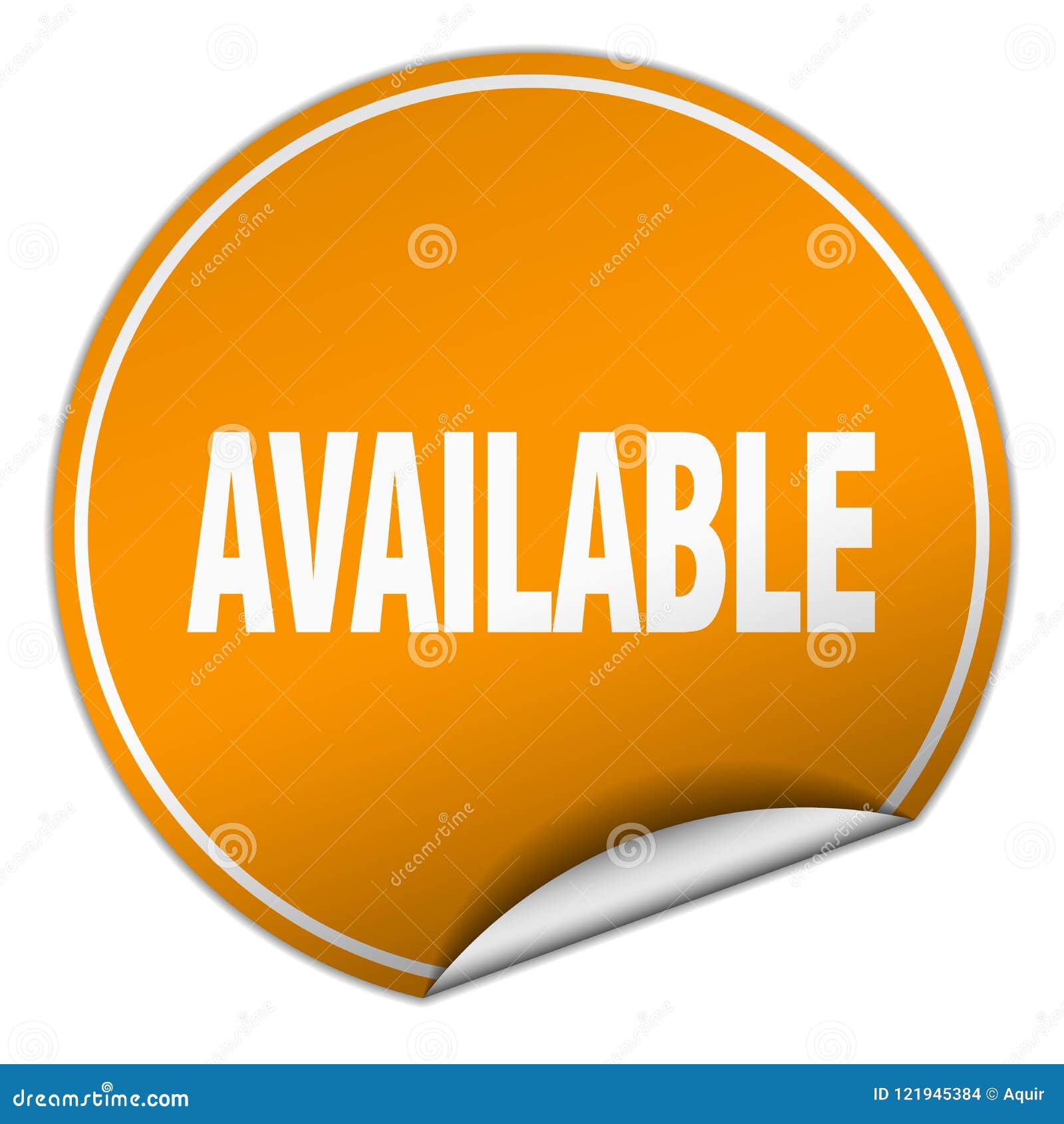 Available Now Sticker Cartoon Vector | CartoonDealer.com #25814271