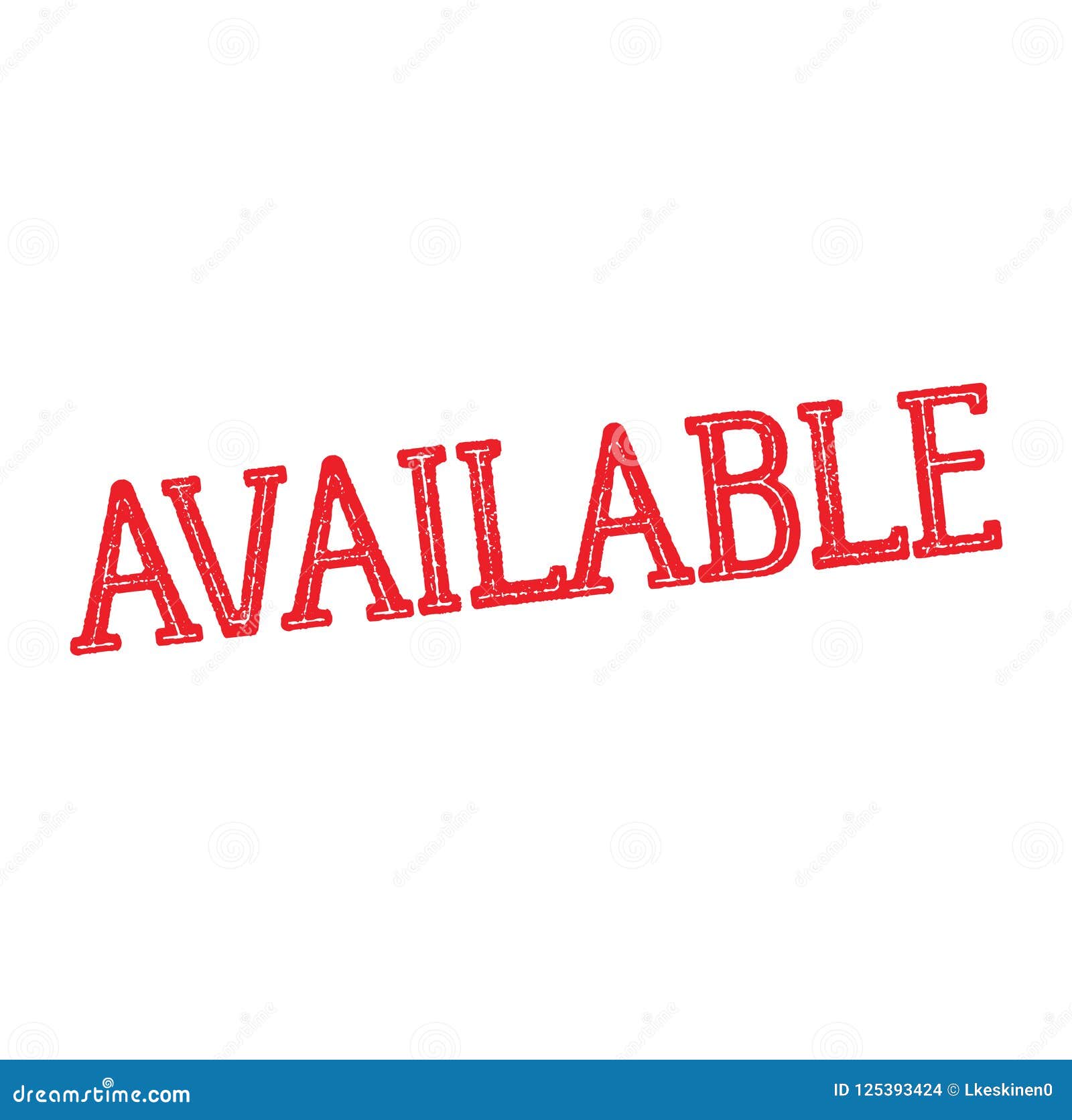 Available rubber stamp stock vector. Illustration of isolated - 125393424