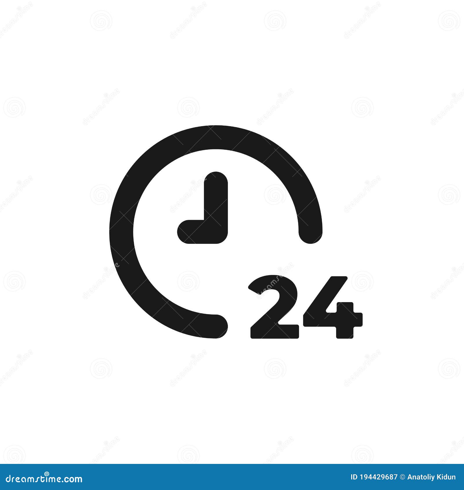 Always Available Services - Vector Web Icon Stock Illustration ...