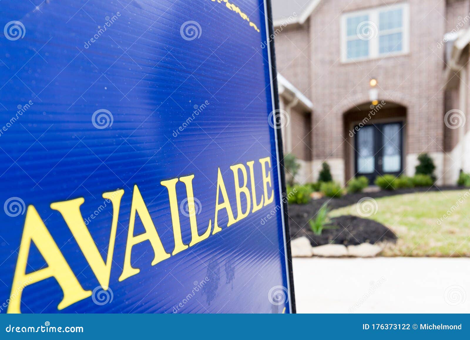 House Available for Sale Sign Stock Photo - Image of real, housing ...