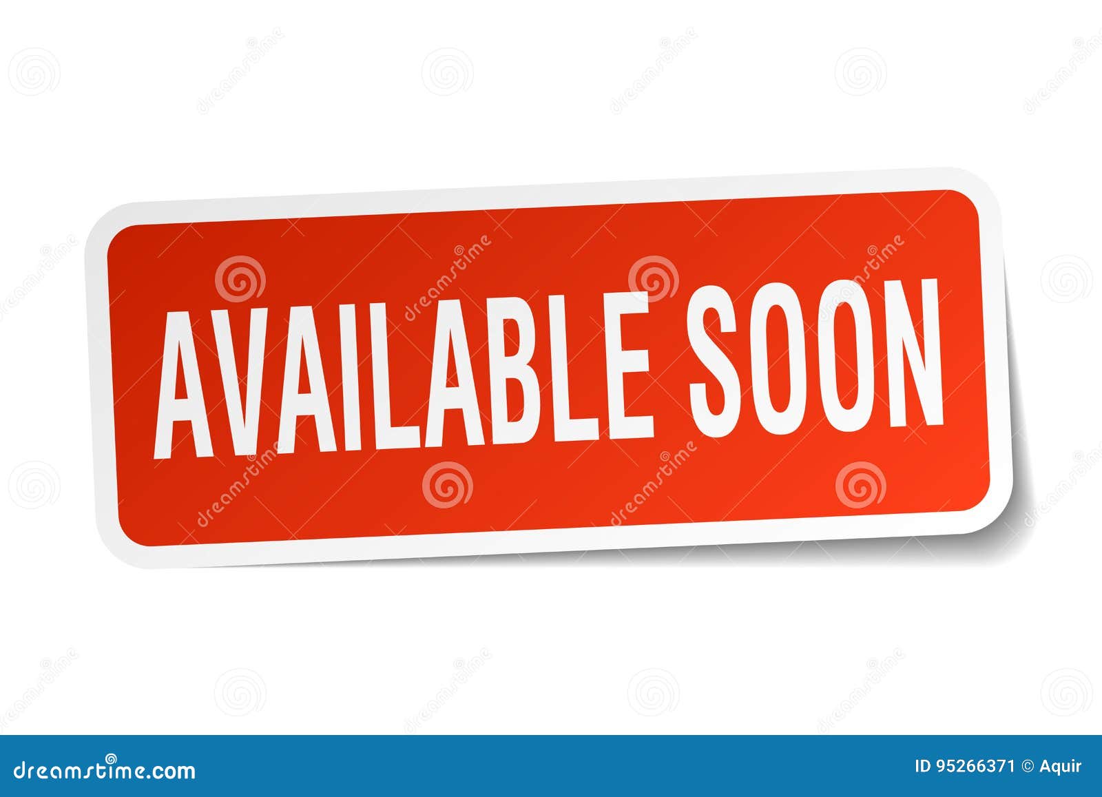 Available Soon Square Sticker Stock Vector - Illustration of label ...
