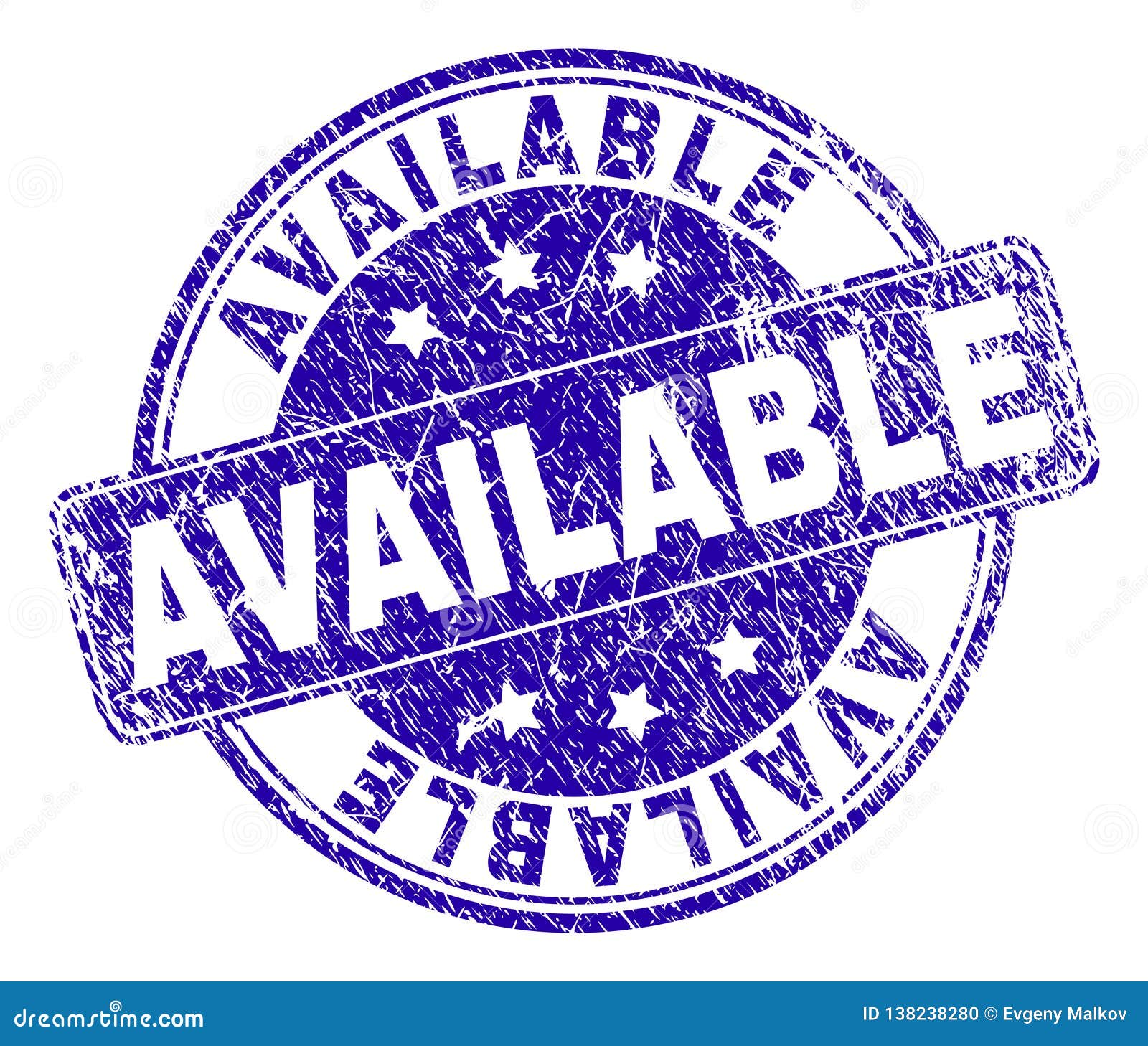 Scratched Textured AVAILABLE Stamp Seal Stock Vector - Illustration of ...