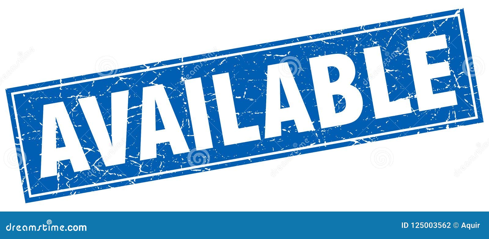 Available stamp stock vector. Illustration of square - 125003562