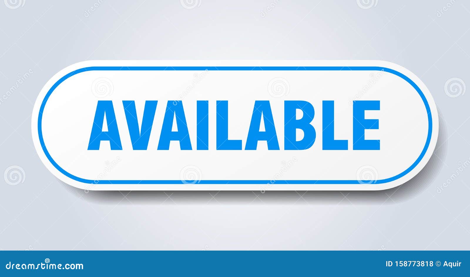 Available Now Sticker Cartoon Vector | CartoonDealer.com #25814271