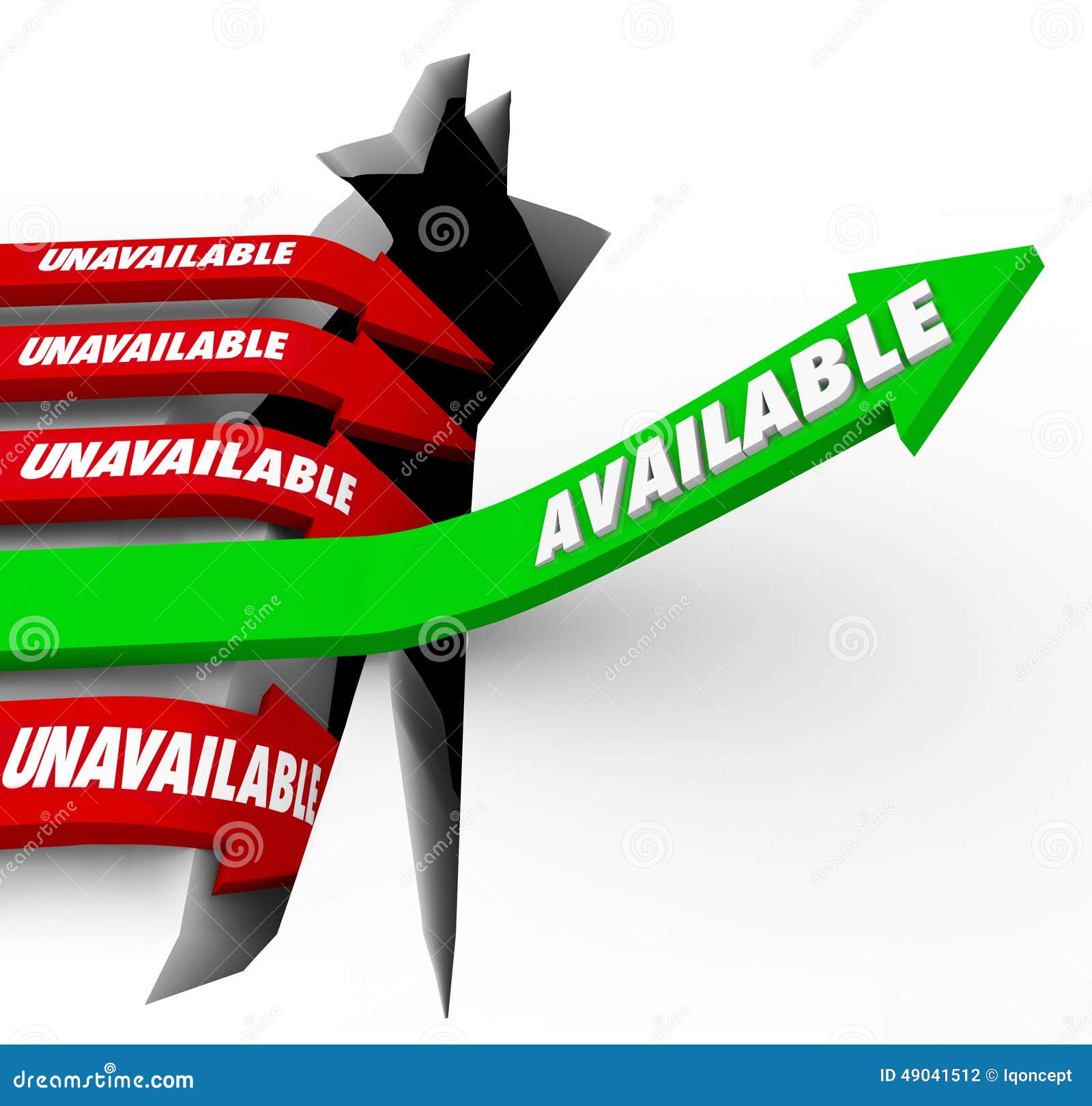 Available Vs Unavailable Arrows Access Convenience Success Stock ... Available Vs Unavailable Arrows Access Convenience Success Stock ...