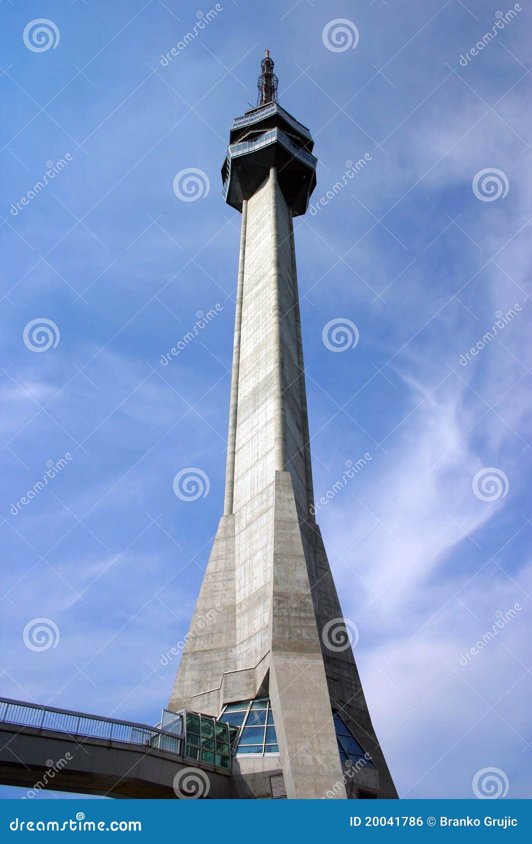 Avala tower stock photo. Image of attraction, view, travel - 20041786