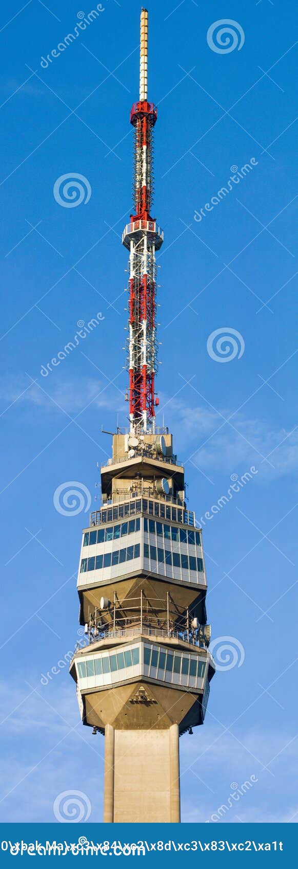 The Avala Tower - Telecommunications Tower on Mount Avala, Belgrade ...