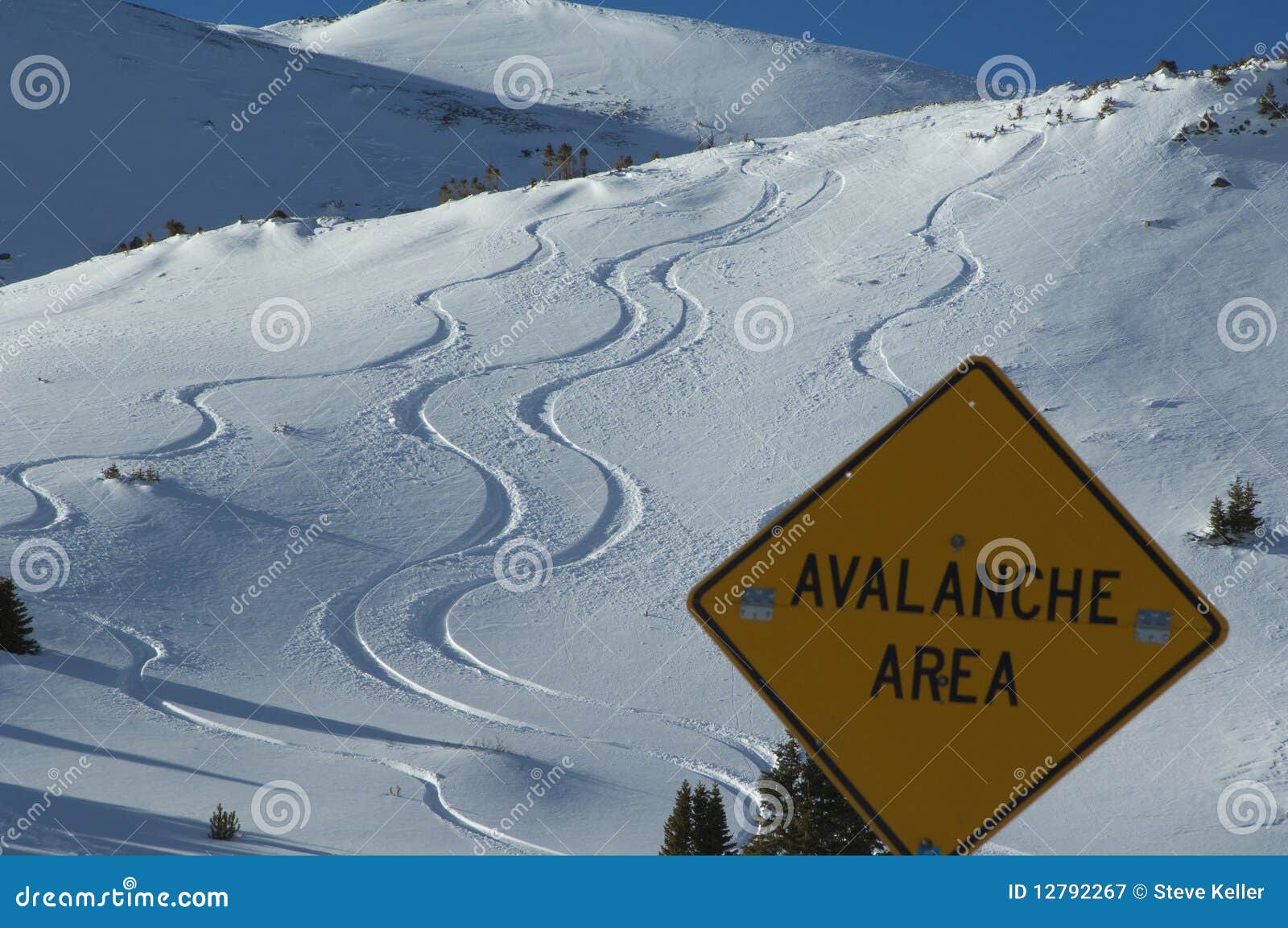 Avalanche Area stock image. Image of back, sport, pass - 12792267