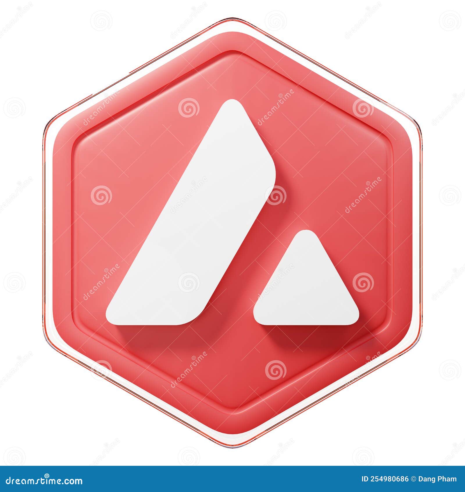 Avalanche (AVAX) Badge editorial photo. Illustration of cash - 254980686