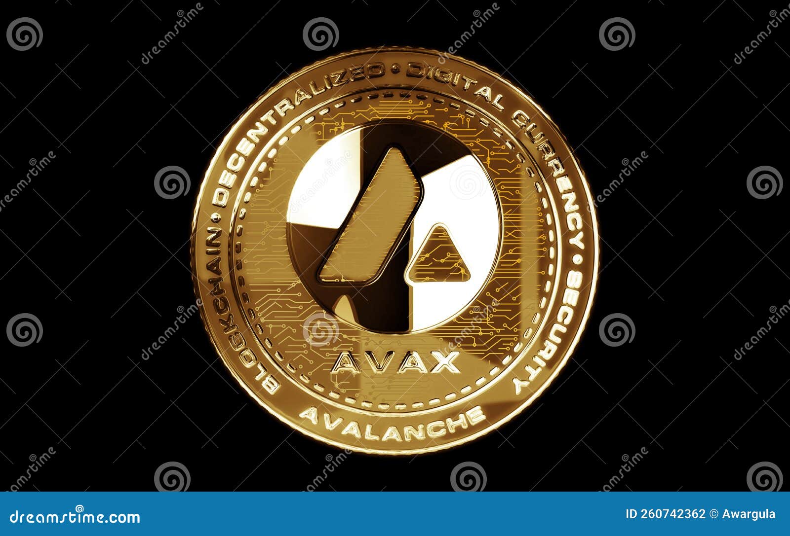Avalanche Avax Cryptocurrency Golden Coin 3d Illustration Stock ... Avalanche Avax Cryptocurrency Golden Coin 3d Illustration Stock ...