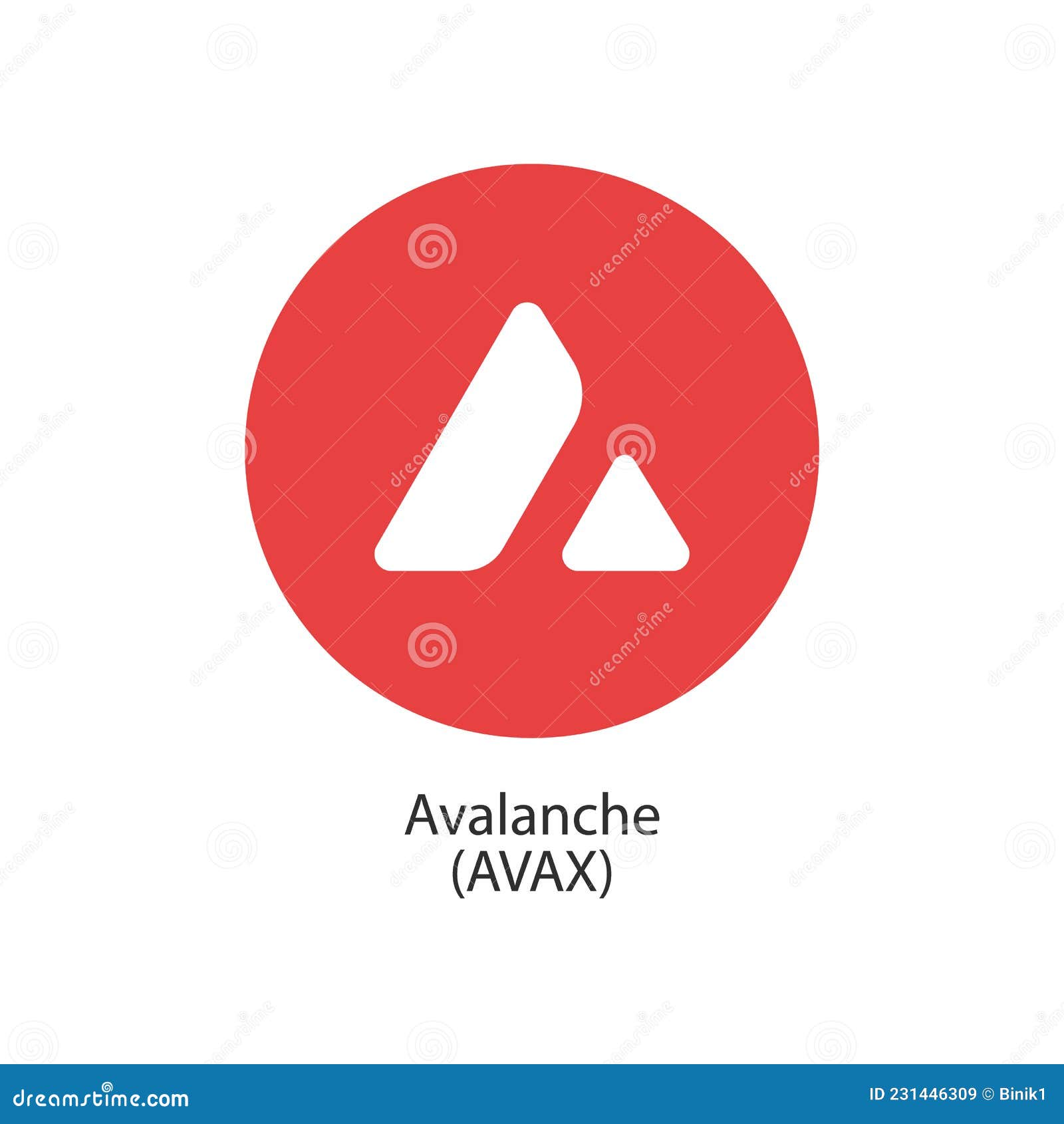 Avalanche Decentralized Stock Illustrations – 32 Avalanche ...