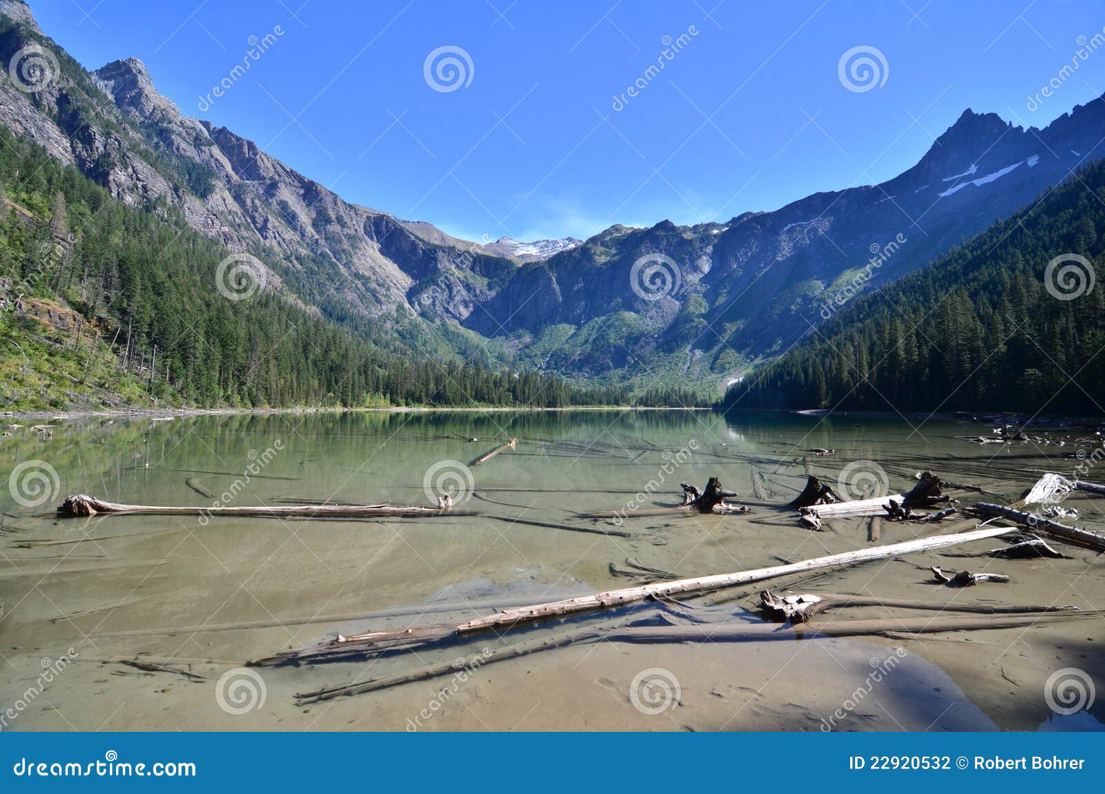 Avalanche Lake In Western Ghats In Tamil Nadu Stock Photography ...