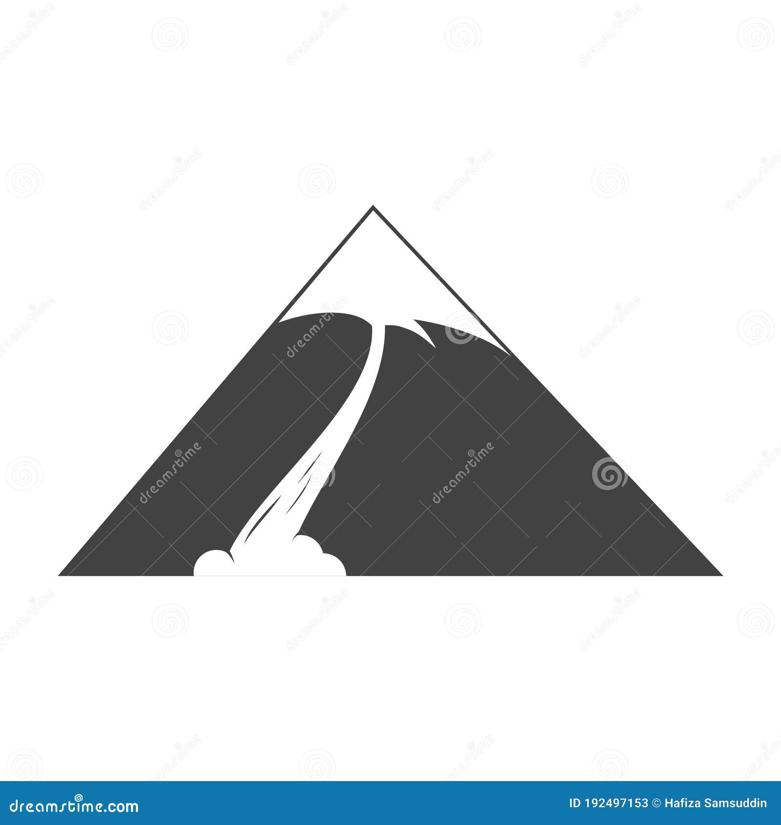 Avalanche. Vector Illustration Decorative Design Stock Vector ...