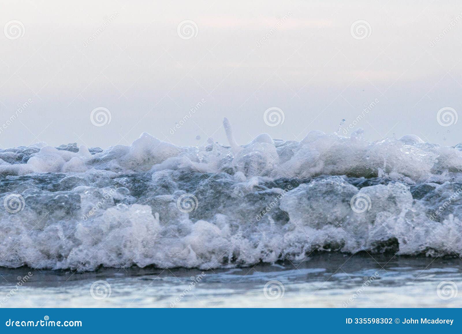 Close Up View of Atlantic Ocean Waves Breaking Ashore on this New ...