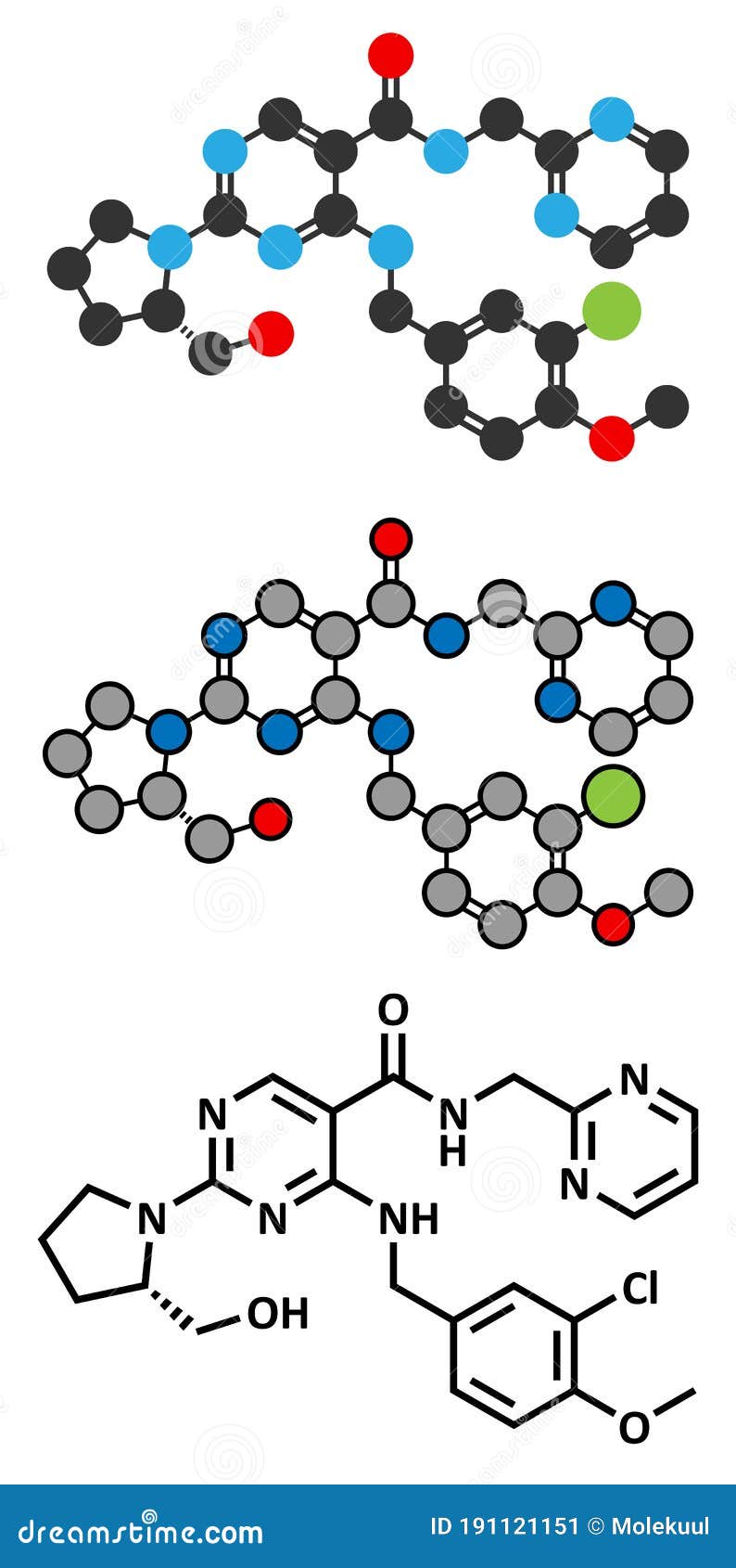 Avanafil Erectile Dysfunction Drug Molecule. PDE5 Inhibitor Used in ...