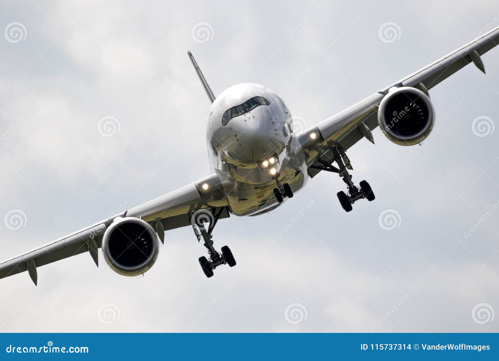 Avant D'avion De Passagers De Vol Photo stock - Image of aéroport ...