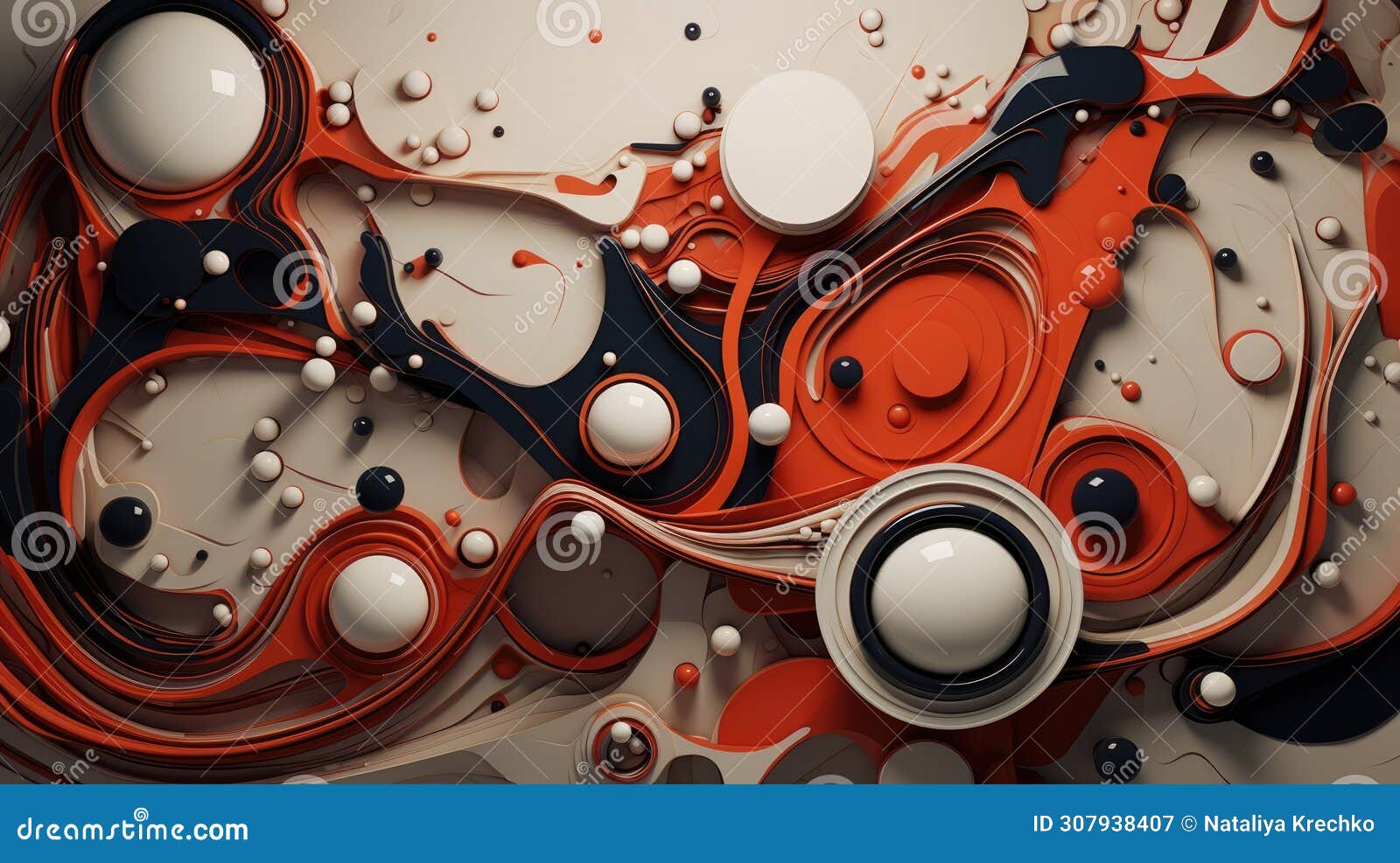 Avant-garde Background with Unusual Shapes and Textures Stock Image ...